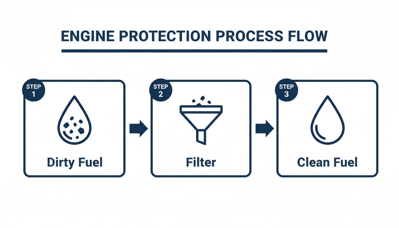 Fuel Funnel Filter: fuel funnel filter for engine protection – CLiX Fueling