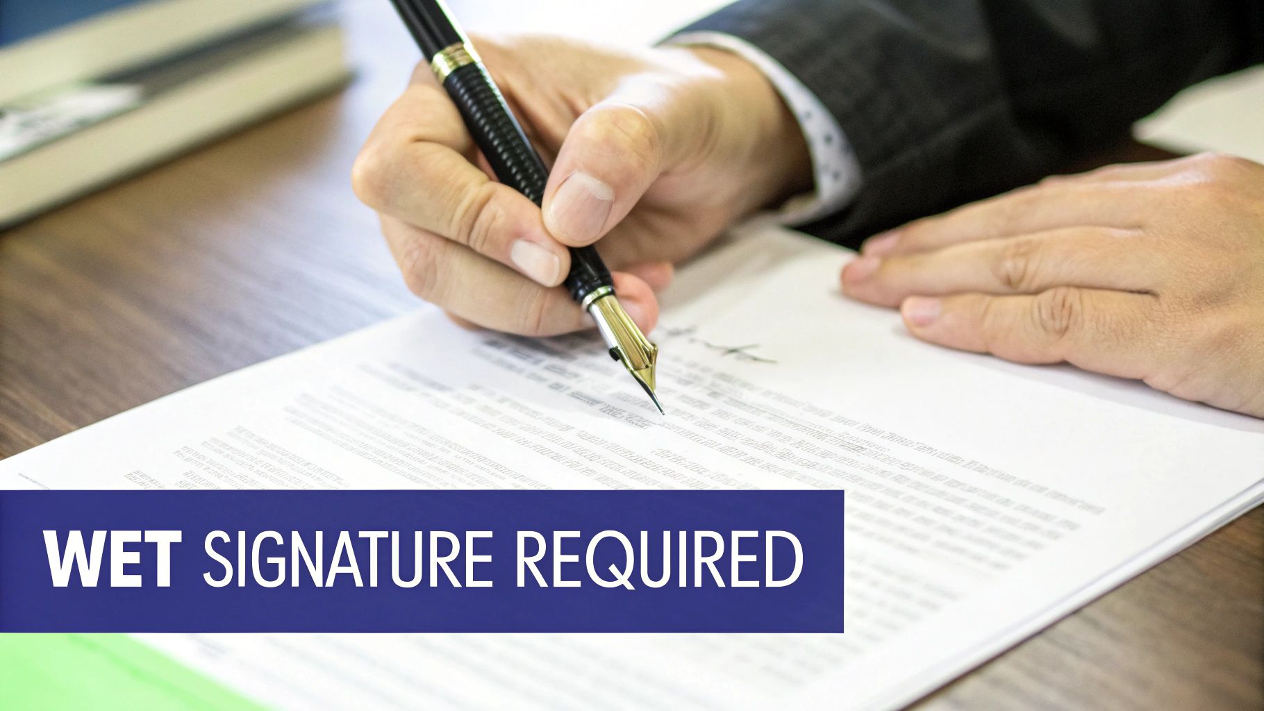 Wet Signature Meaning Explained for Modern Business • BlueNotary