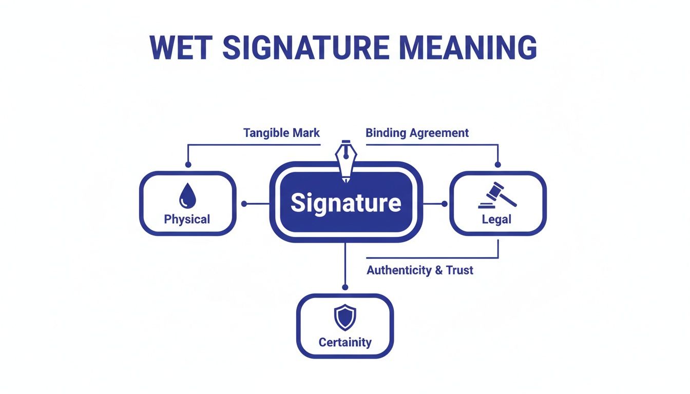 Wet Signature Meaning Explained for Modern Business • BlueNotary