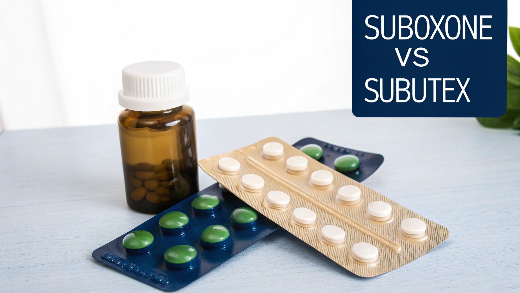 The Difference Between Suboxone and Subutex Explained