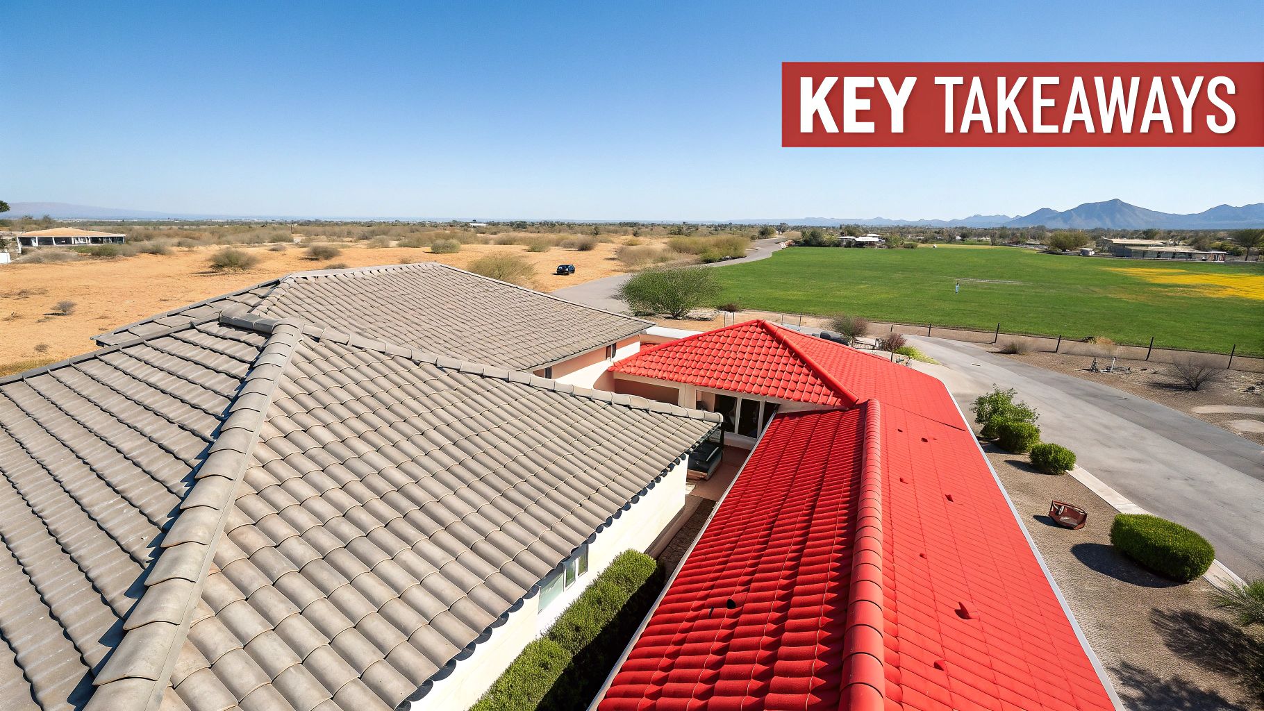 Roof Tiles Clay vs Concrete: An Arizona Homeowner's Guide