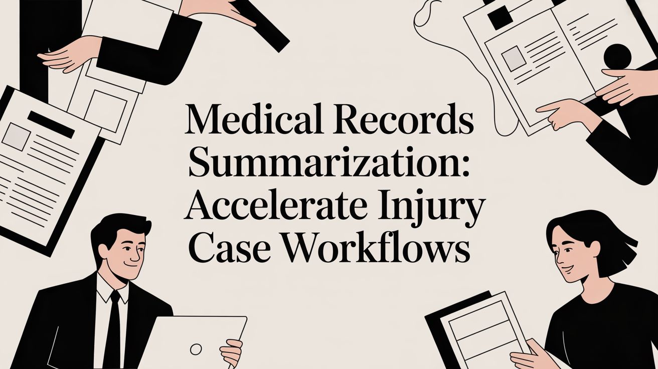 Ares - Medical records summarization: Accelerate Injury Case Workflows