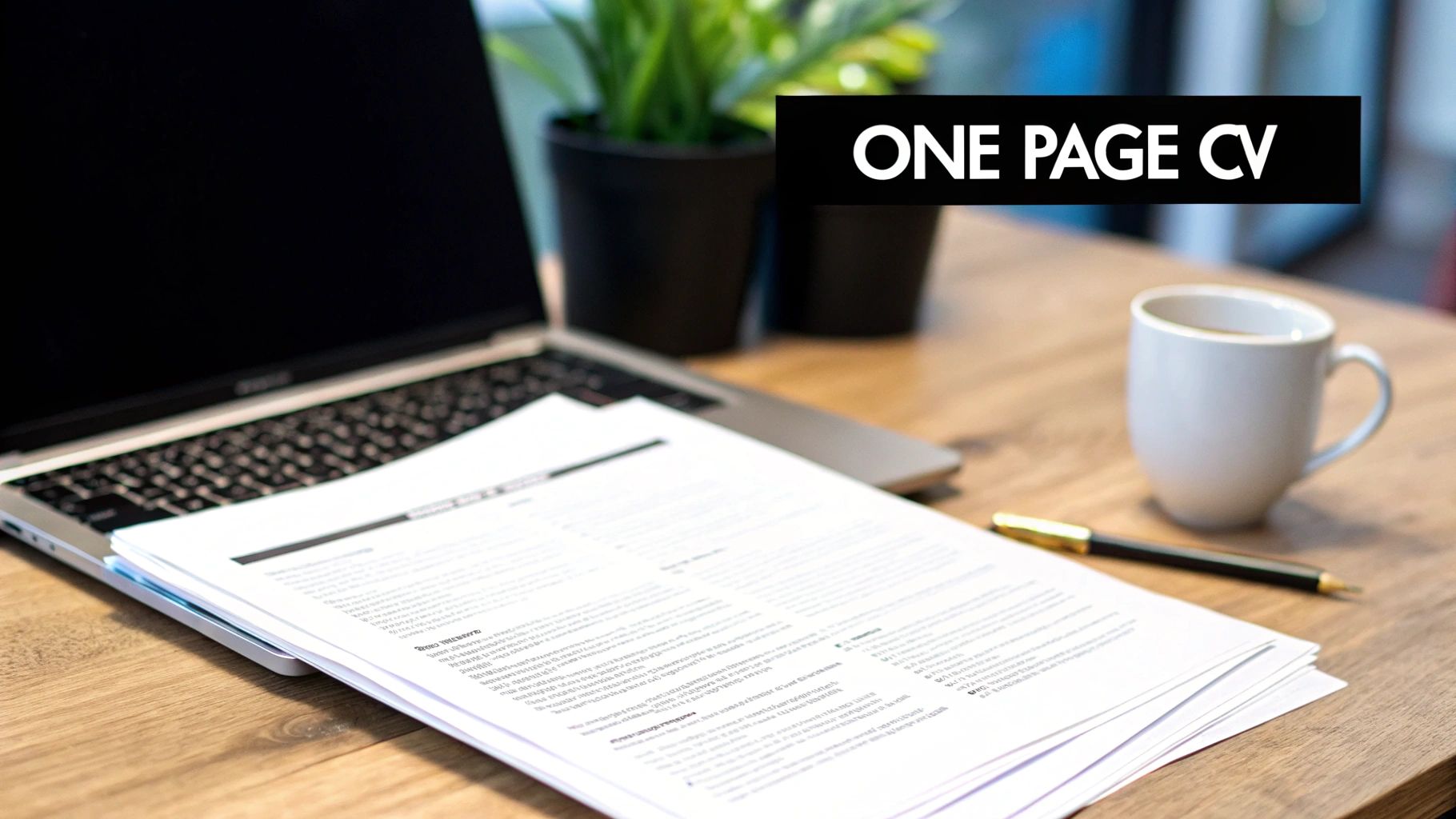 One Page Curriculum Vitae: How to Craft a CV That Wins Recruiters
