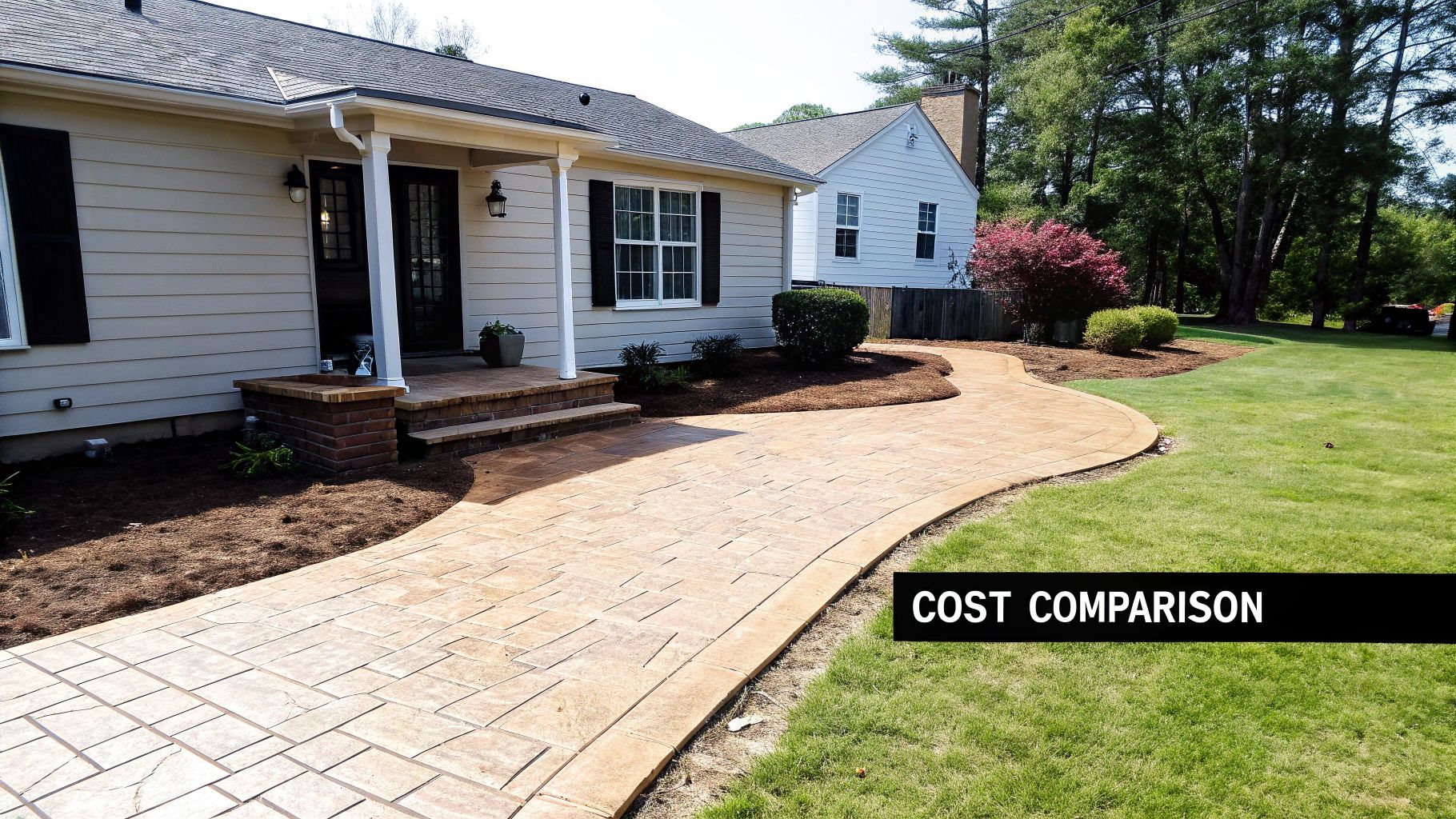 Stamped Concrete vs Pavers Cost: A Clear Upfront and Long-Term Guide ...
