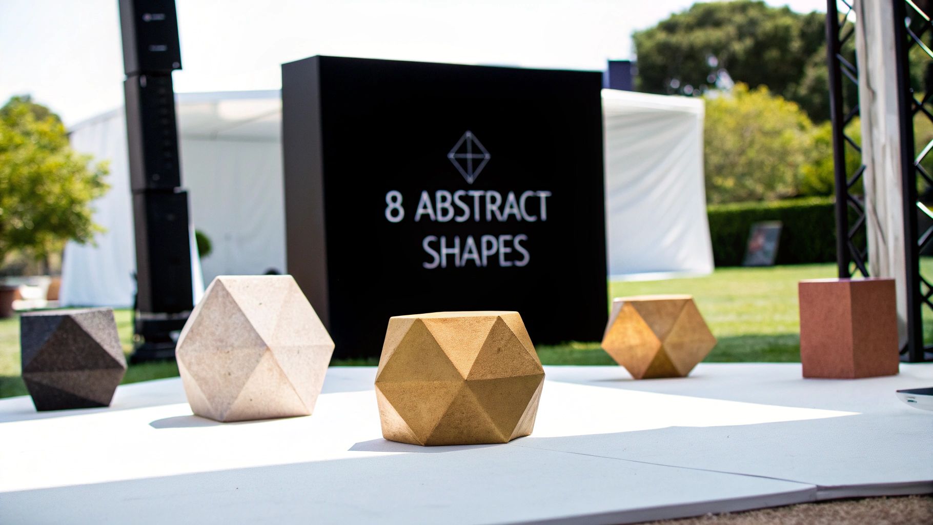 8 Abstract Geometric Shapes to Inspire You in 2025 | AI Media Studio ...