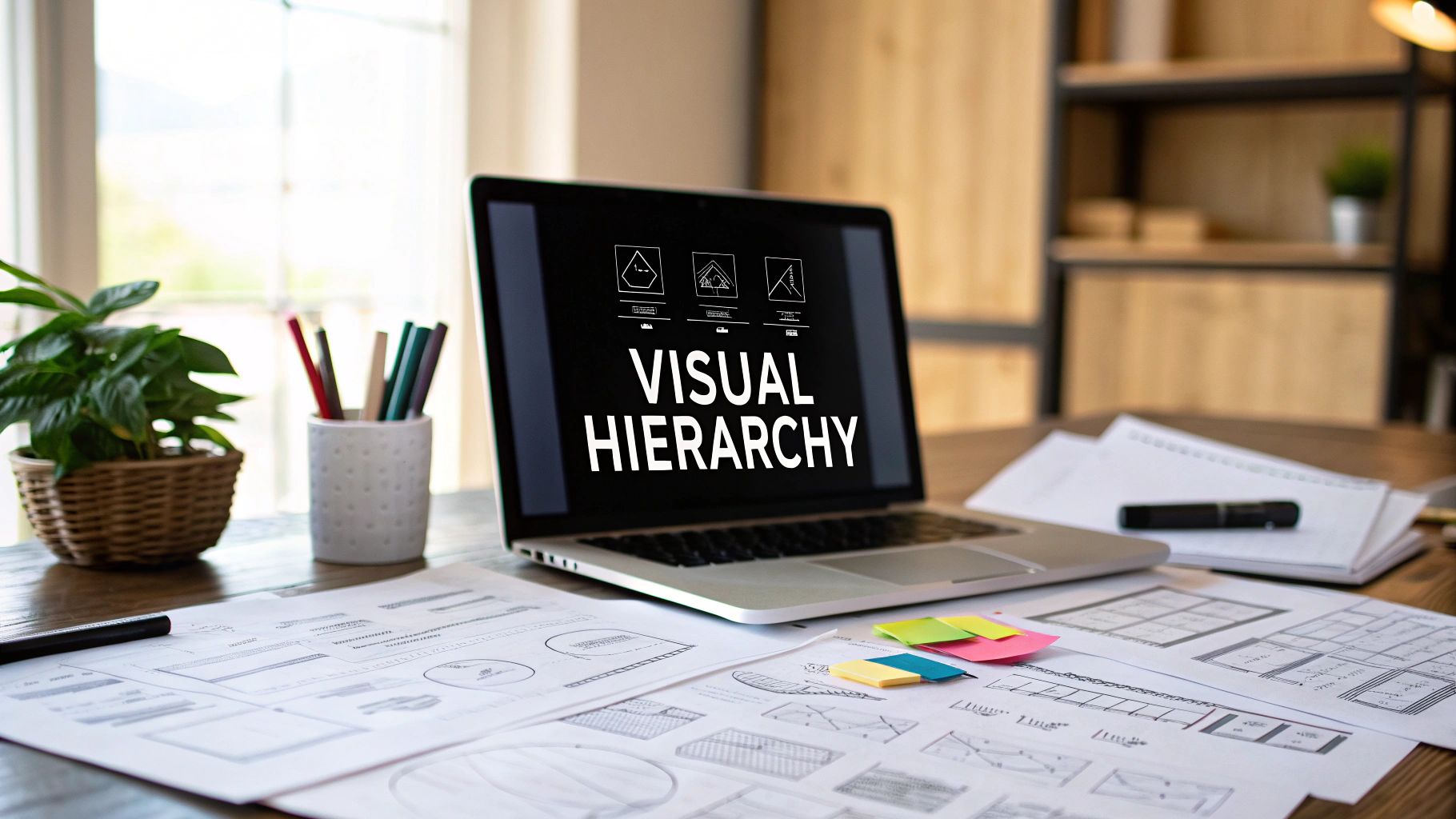 A Guide to Visual Hierarchy in Design | AI Media Studio - AI 이미지 및 비디오 생성기