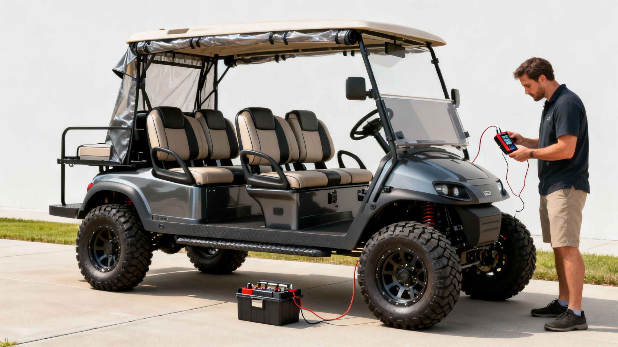 Your Guide to Buying a Golf Cart 6 Seat Model - Solana EV
