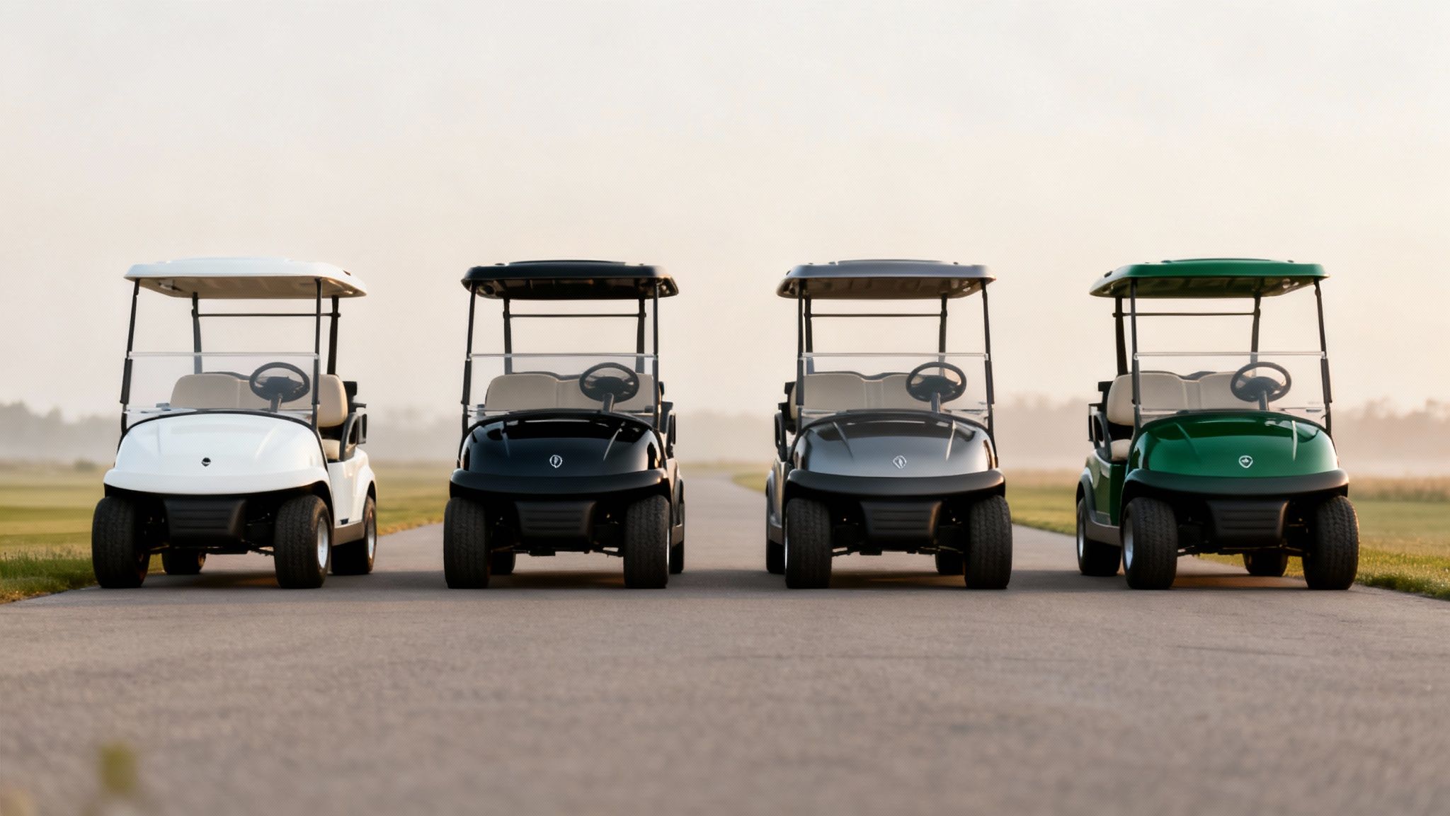 A Guide to the Best Golf Cart Colors and Finishes - Solana EV