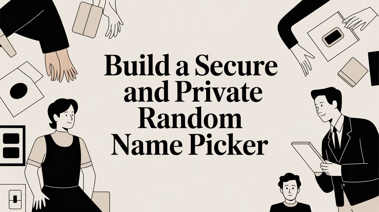 Build a Secure and Private Random Name Picker - Digital ToolPad Blog