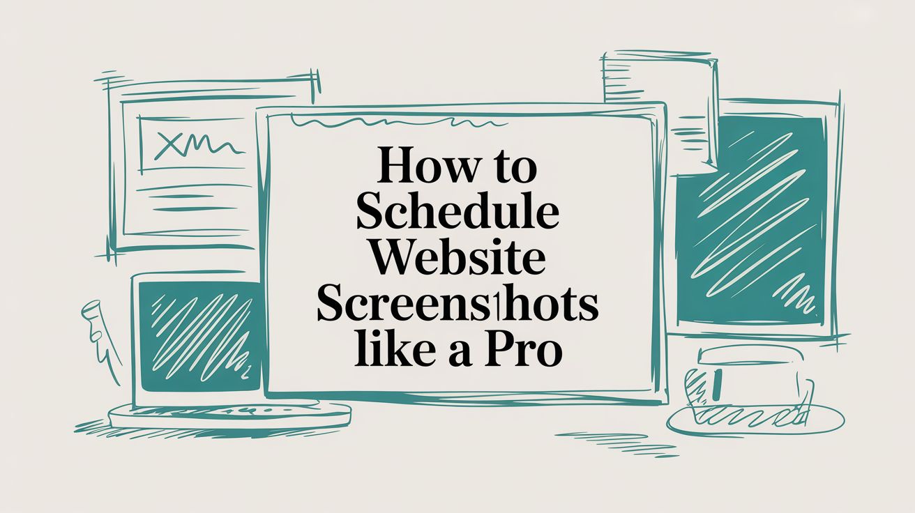 How to Schedule Website Screenshots Like a Pro - ScreenshotEngine Blog