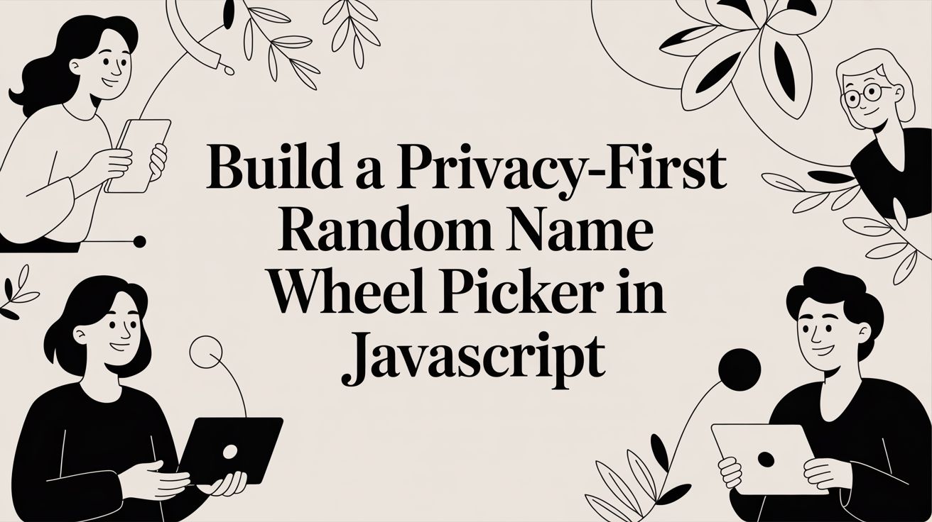 Build a Privacy-First Random Name Wheel Picker in JavaScript - Digital ...