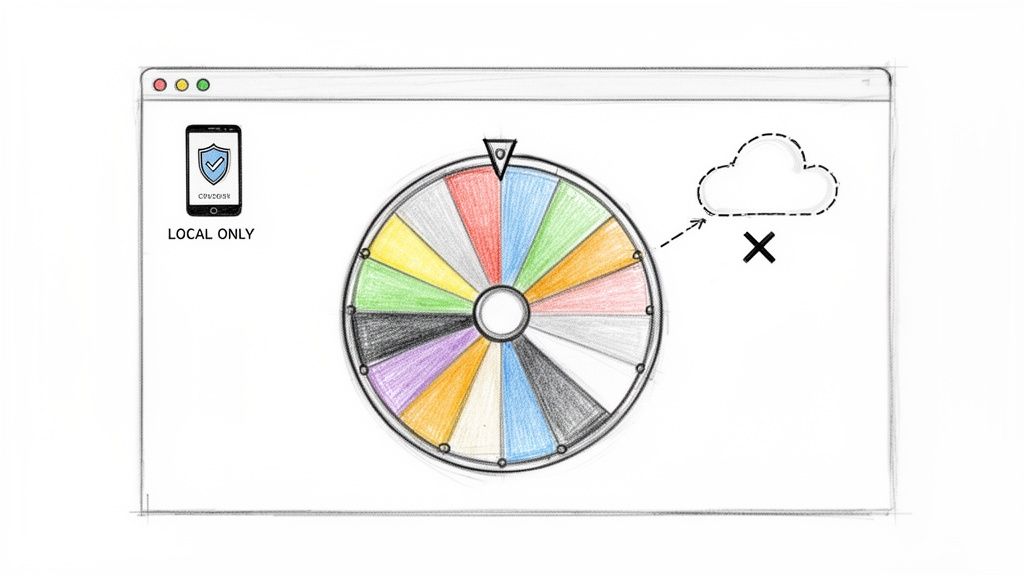 Build a Privacy-First Random Name Wheel Picker in JavaScript - Digital ToolPad Blog