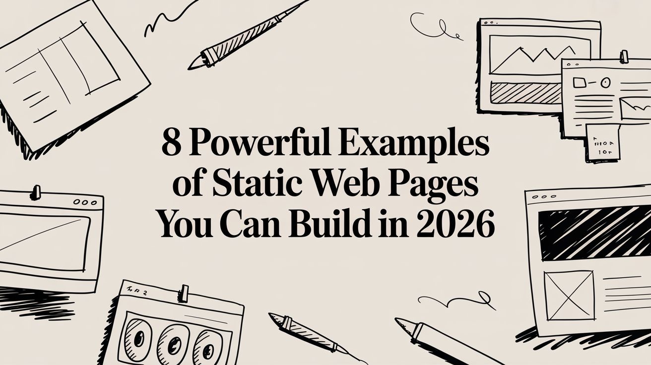 8 Powerful Examples of Static Web Pages You Can Build in 2026 ...