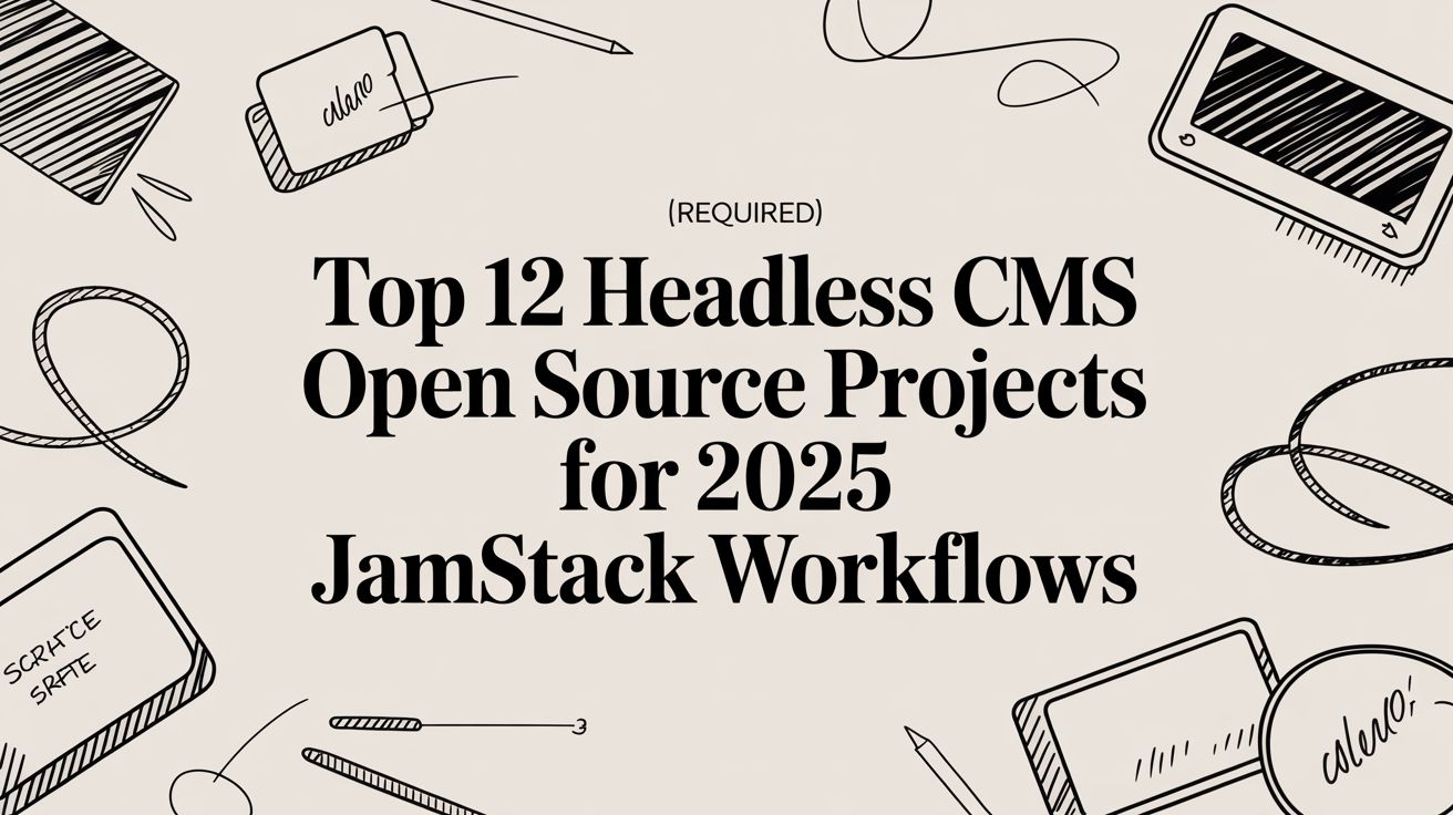 Top 12 Headless CMS Open Source Projects for 2025 Jamstack Workflows ...