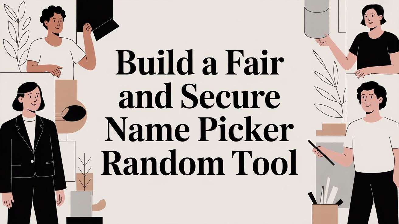 Build a Fair and Secure Name Picker Random Tool