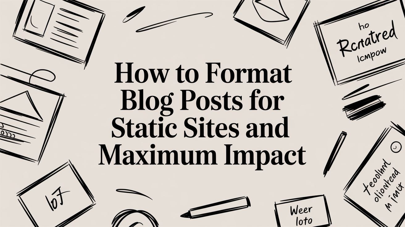 How to Format Blog Posts for Static Sites and Maximum Impact ...