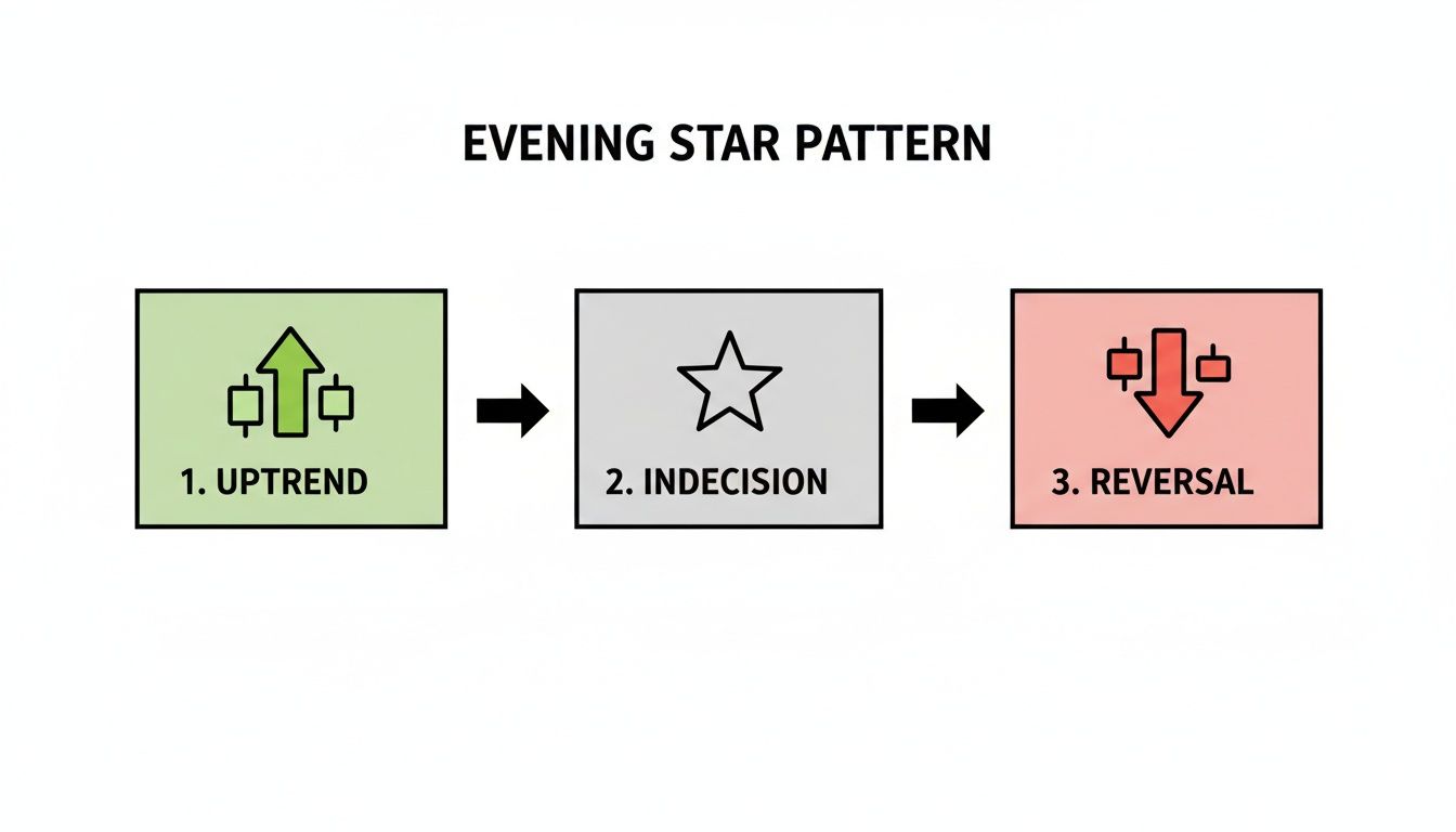 Evening Star Candle Pattern: Complete Guide to the Reversal Signal
