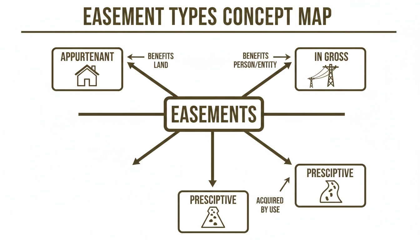 What Is a Property Easement? A Guide for First-Time Land Buyers ...