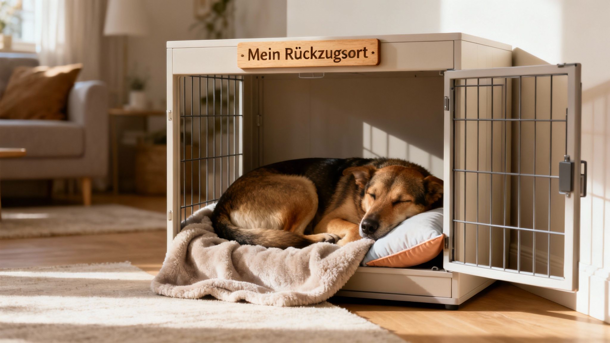 Hund Tagsber In Hundebox