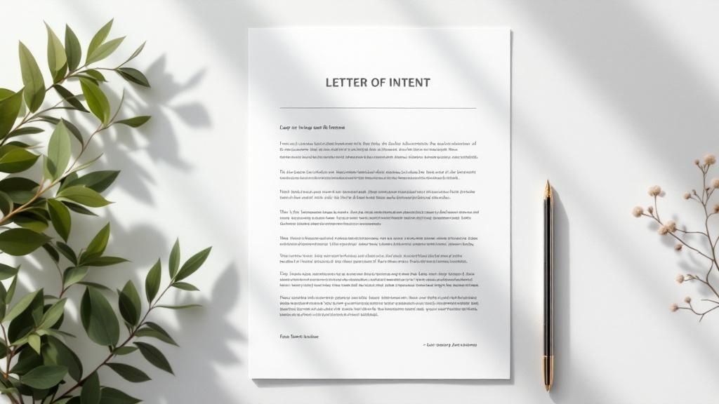 A Guide To The Letter Of Intent In The Netherlands