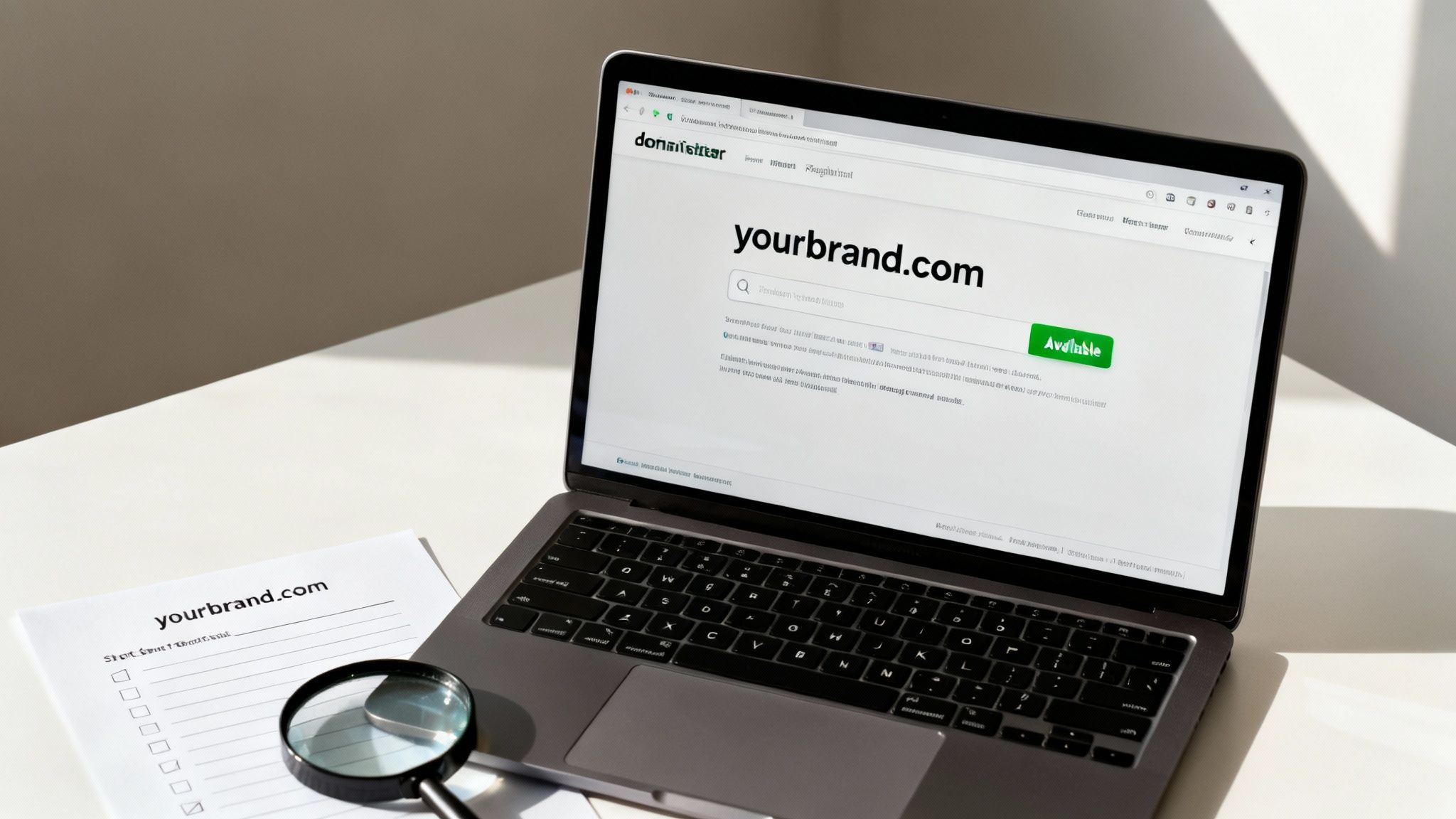Choosing a Domain Name That Builds Your Brand