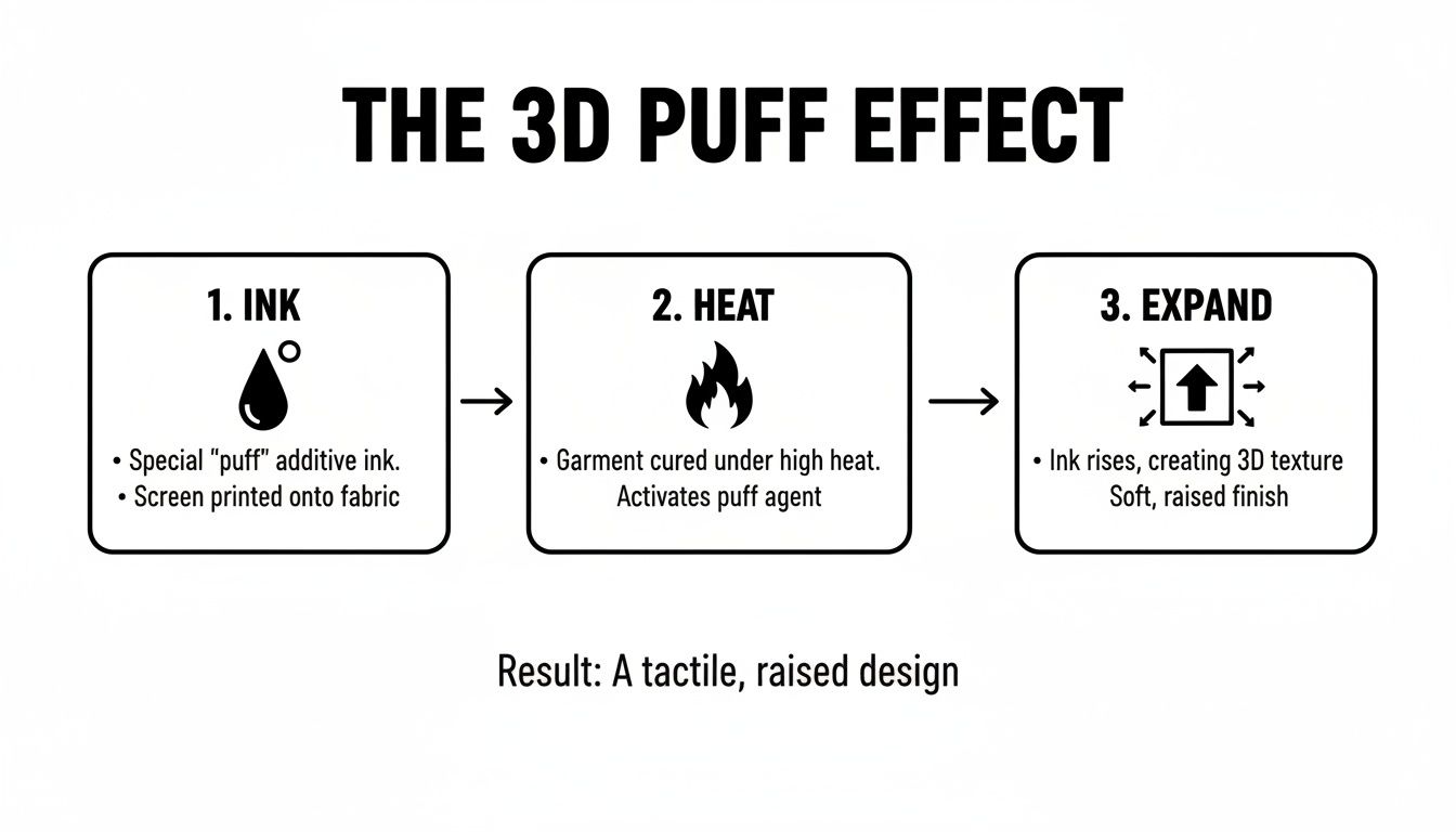 Puff DTF Transfers A Complete Guide to 3D Textured Apparel – Cobra DTF