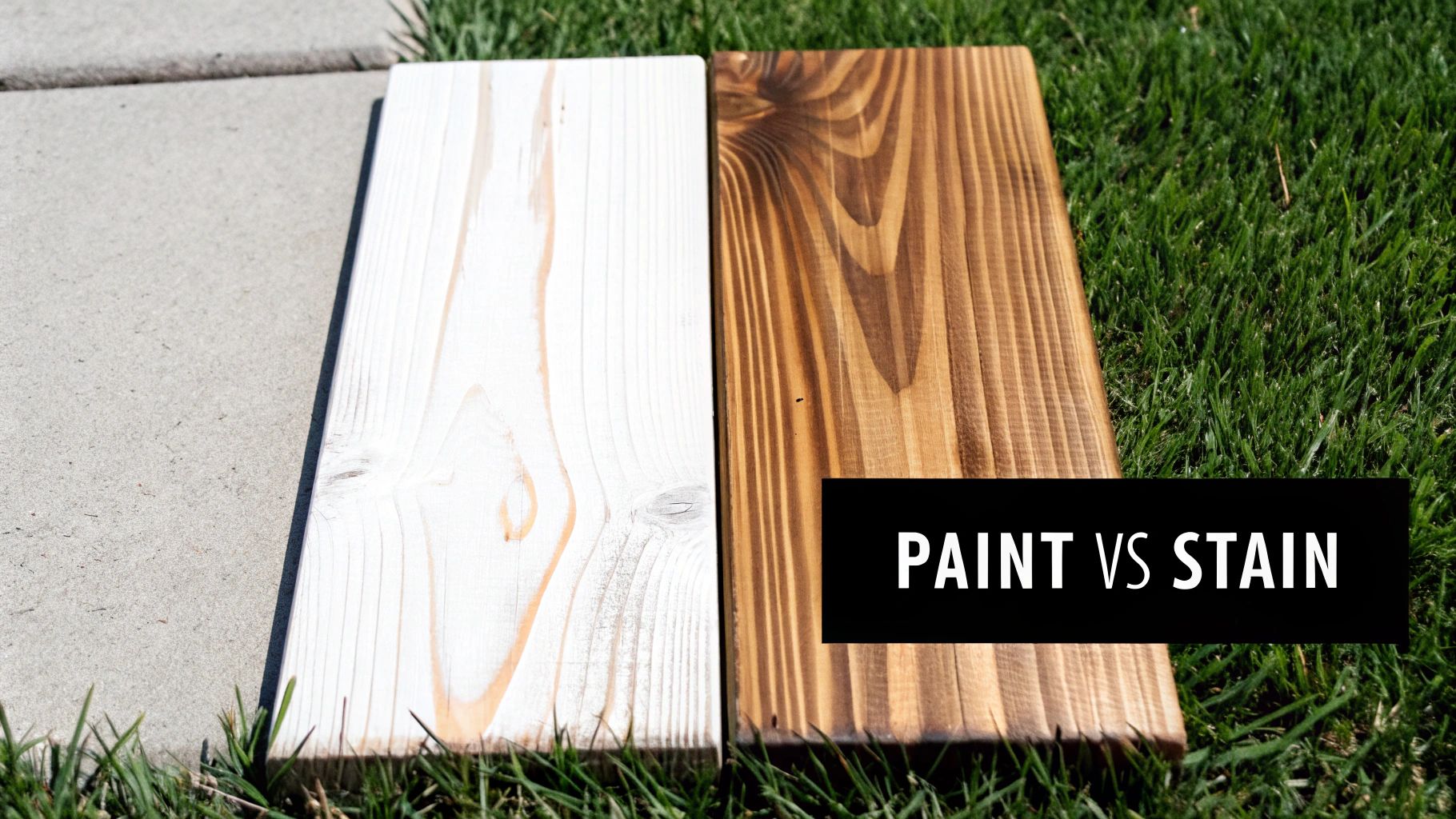 Stain vs Paint for Your Home: Key Differences Explained