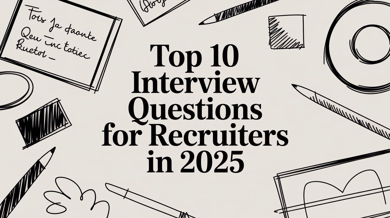 Top 10 Interview Questions for Recruiters in 2025