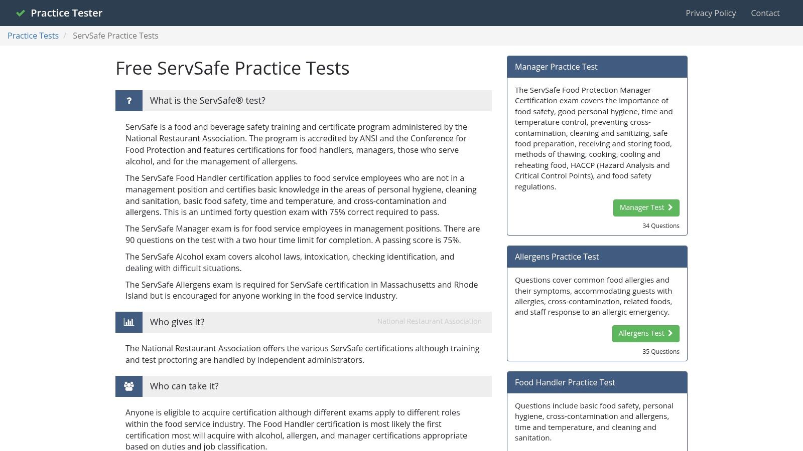 Top 12 Sources for Free ServSafe Practice Questions in 2025
