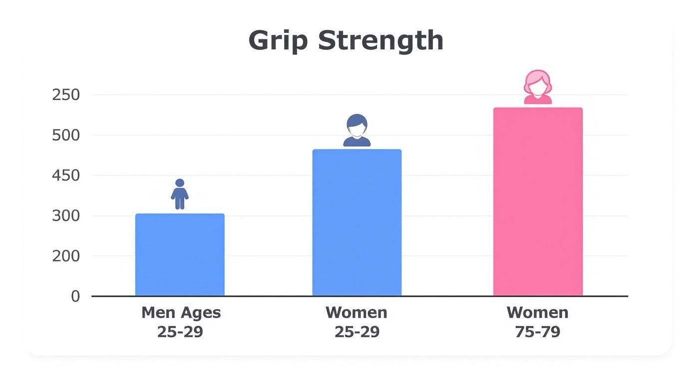 Norms for Grip Strength Dynamometer Reference Guide | Cartwright Fitness
