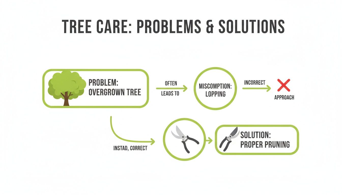 What is tree lopping? Why it's a Harmful Practice and What to Do Instead
