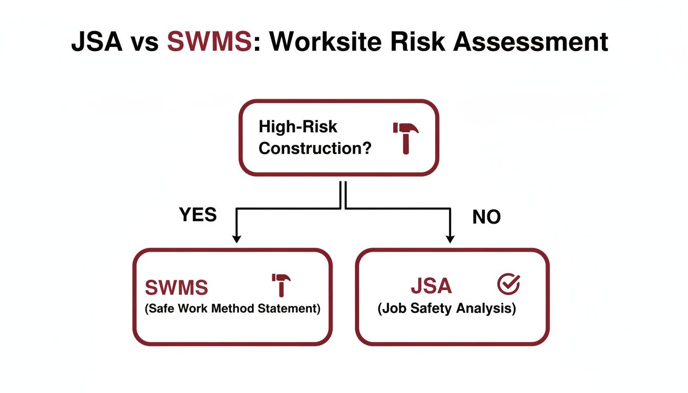 Difference Between JSA and SWMS: Your Definitive Guide