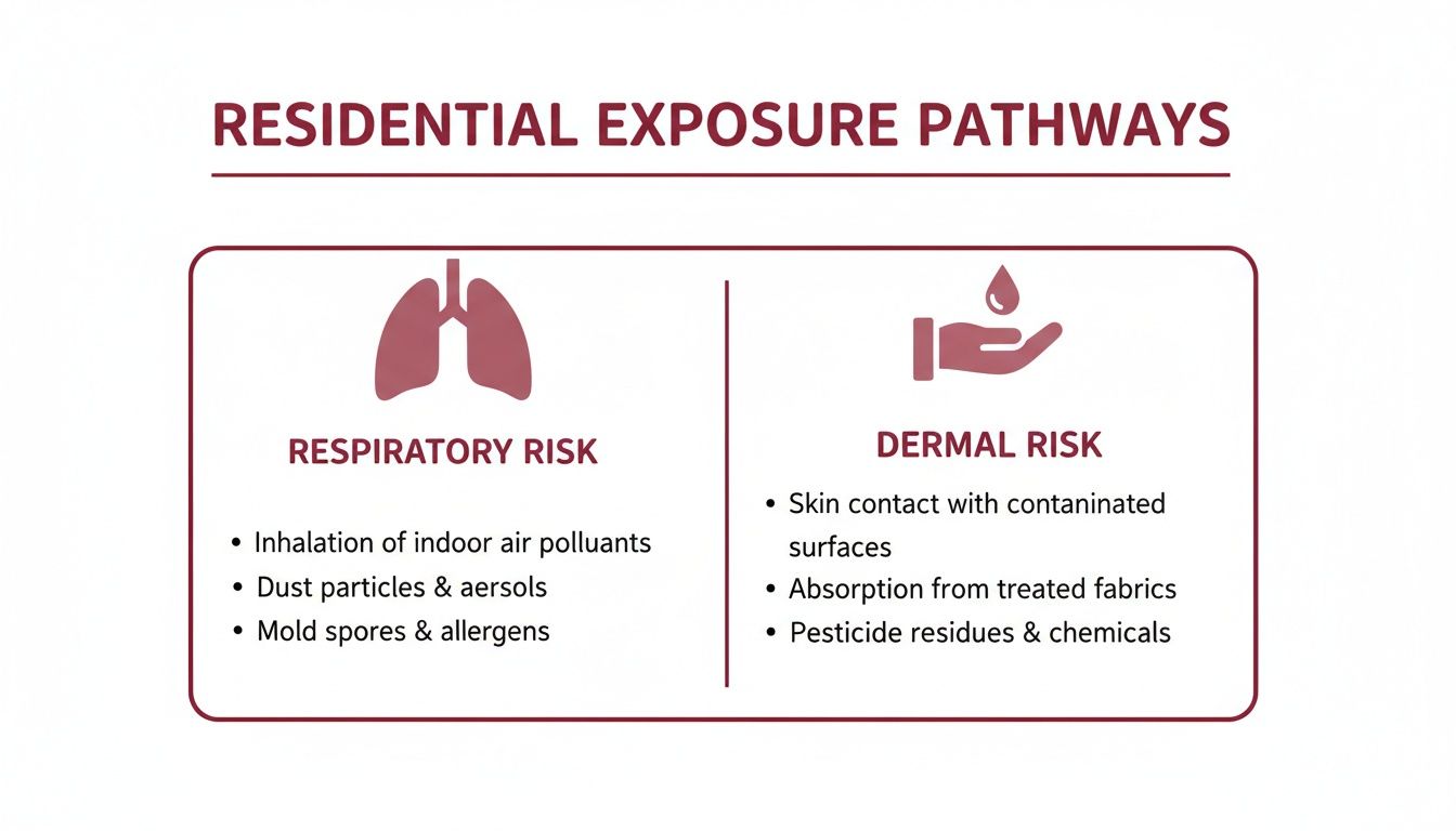Dermal vs. Respiratory Exposure: Calculating Residential Health Risks ...