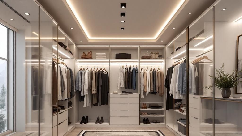 Best Lighting For Walk-In Closets: A Design Guide - The Home Lighter Inc.