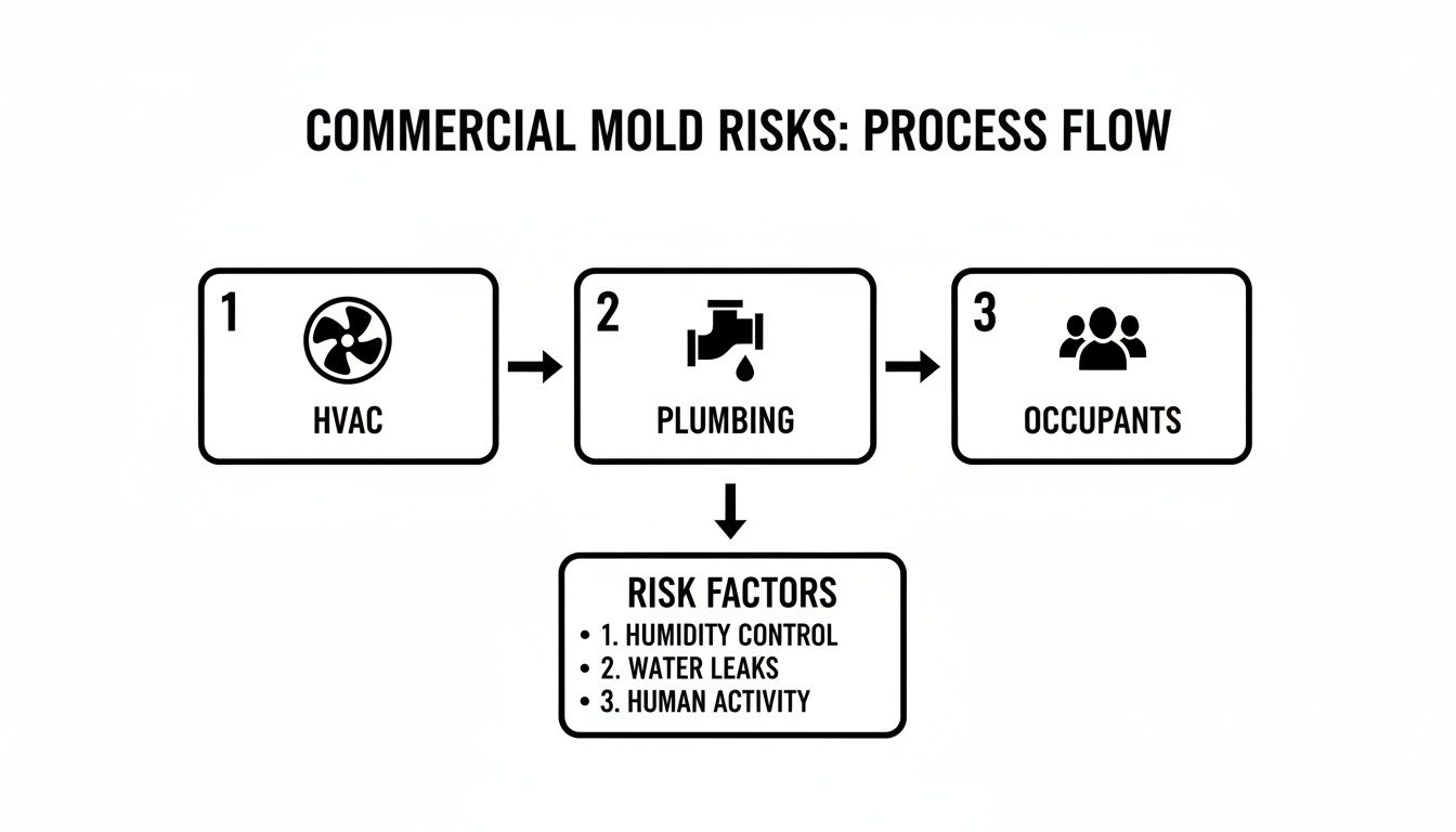 A Property Manager's Guide to Commercial Mold Remediation | Harris Constructors Inc.