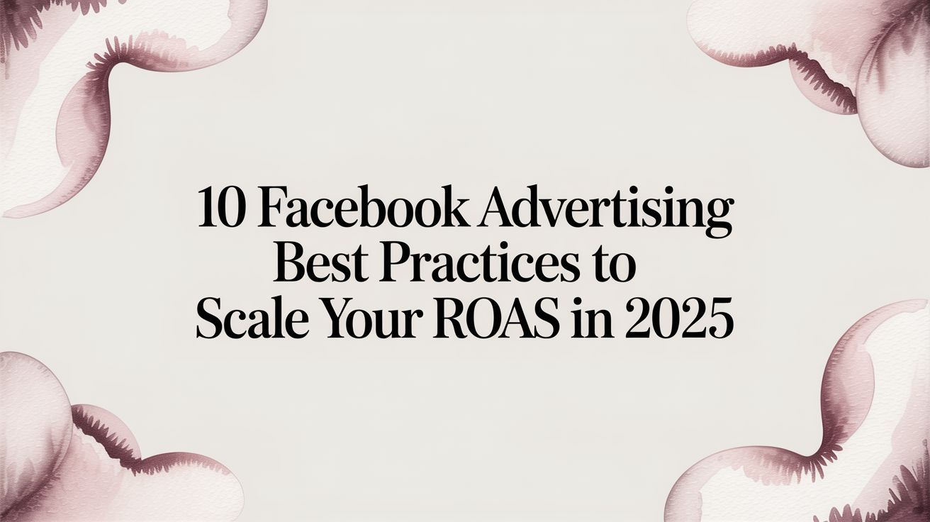 10 Facebook Advertising Best Practices to Scale Your ROAS in 2025 ...