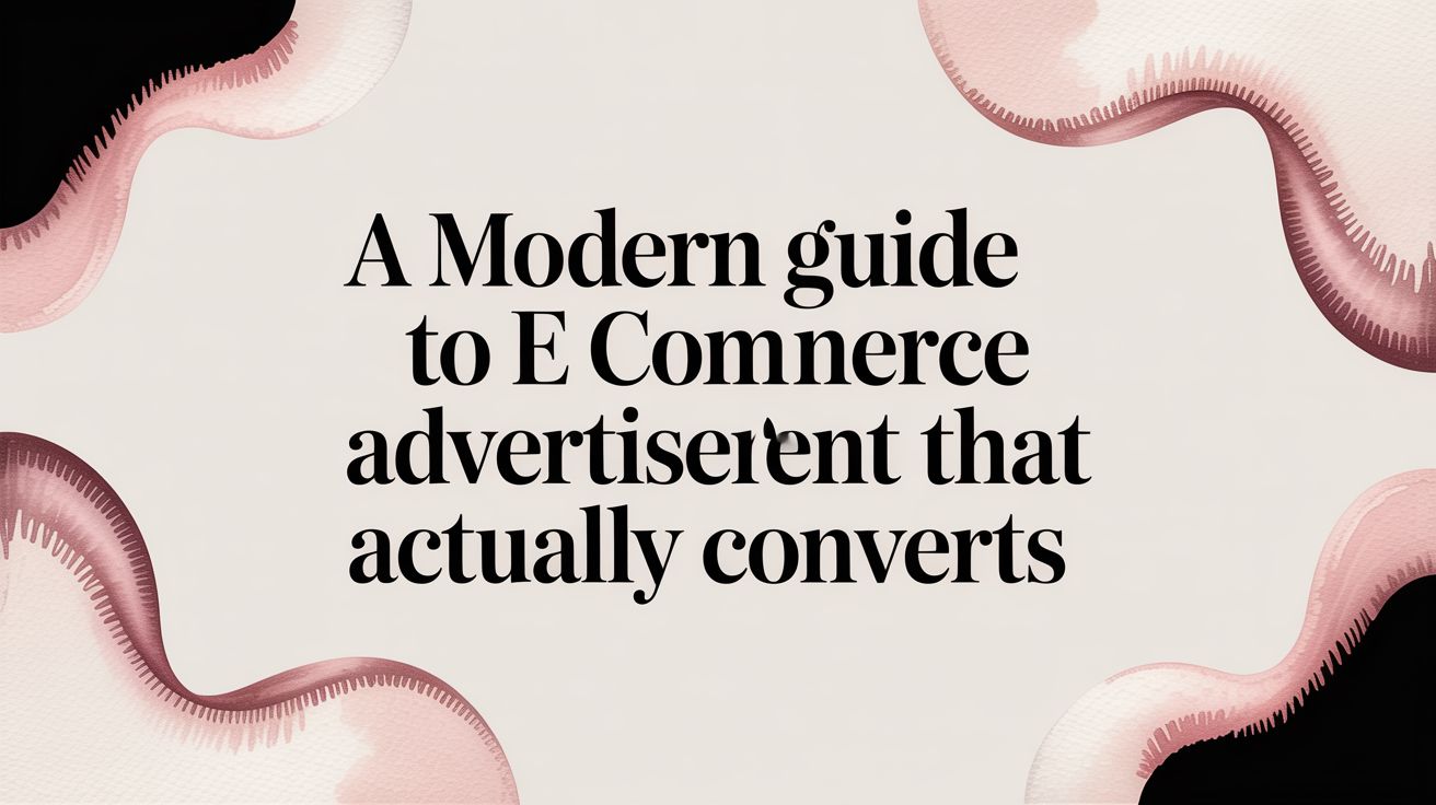 A Modern Guide to E Commerce Advertisement That Actually Converts ...