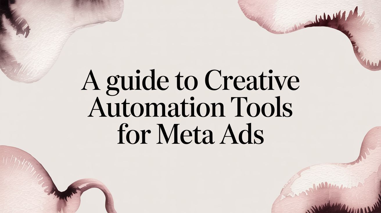 A Guide to Creative Automation Tools for Meta Ads | AdStellar