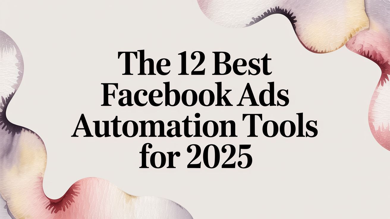 The 12 Best Facebook Ads Automation Tools for 2025 | AdStellar