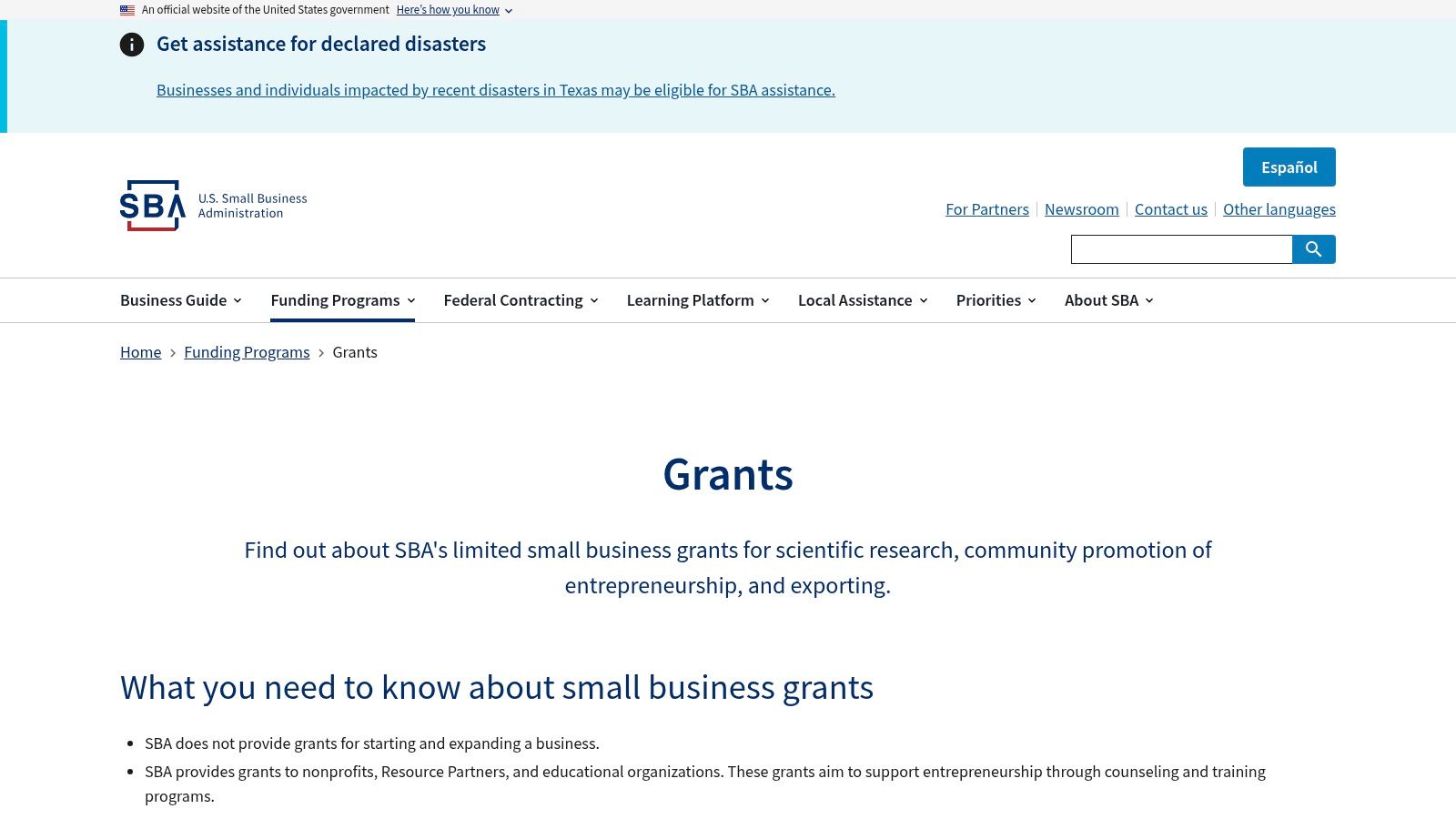 12 Best Sources for Grants for a Startup Business in 2025 - OpenGrants