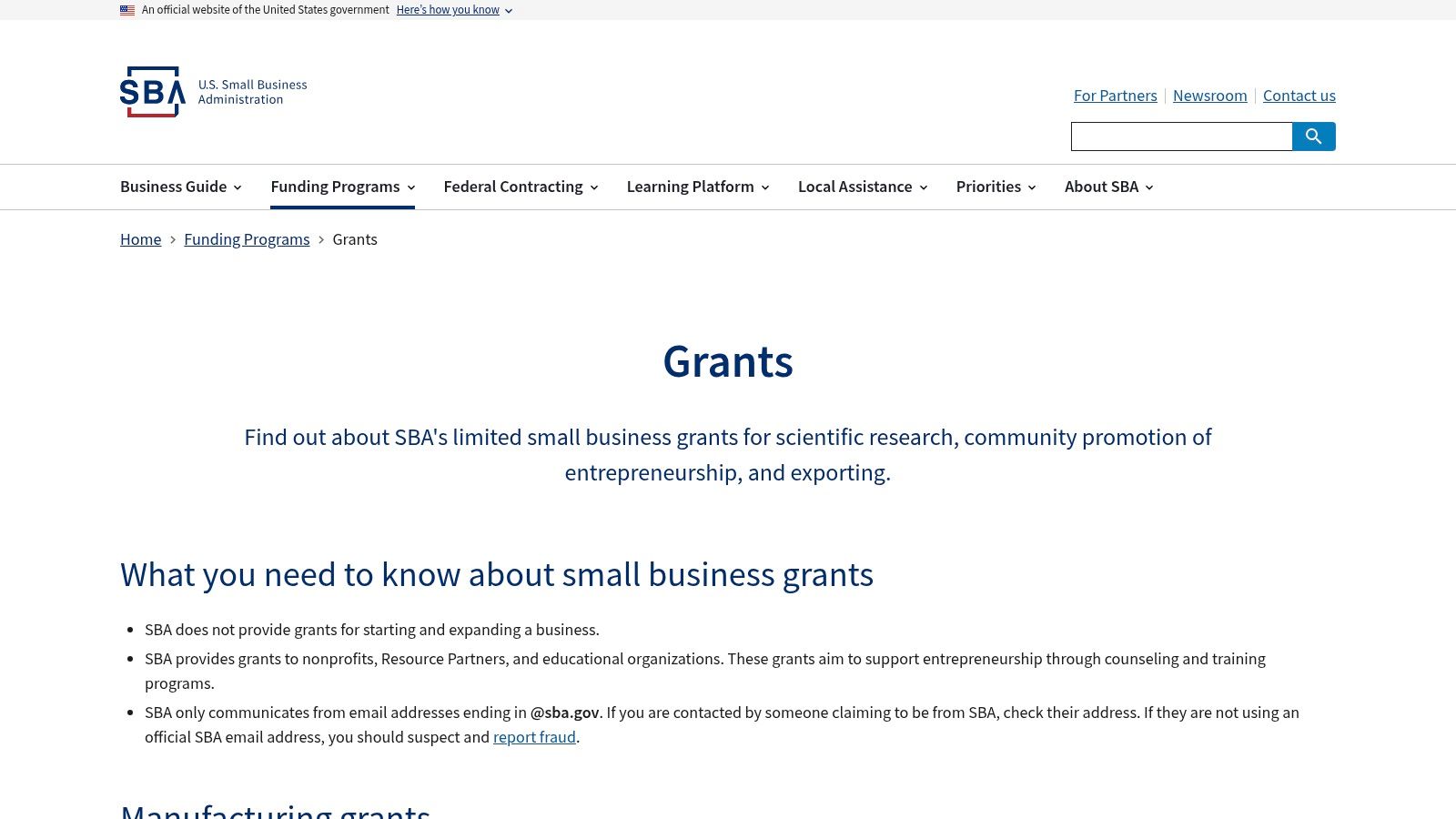 Where to Find Small Business Grants: 12 Top Resources for 2026 - OpenGrants