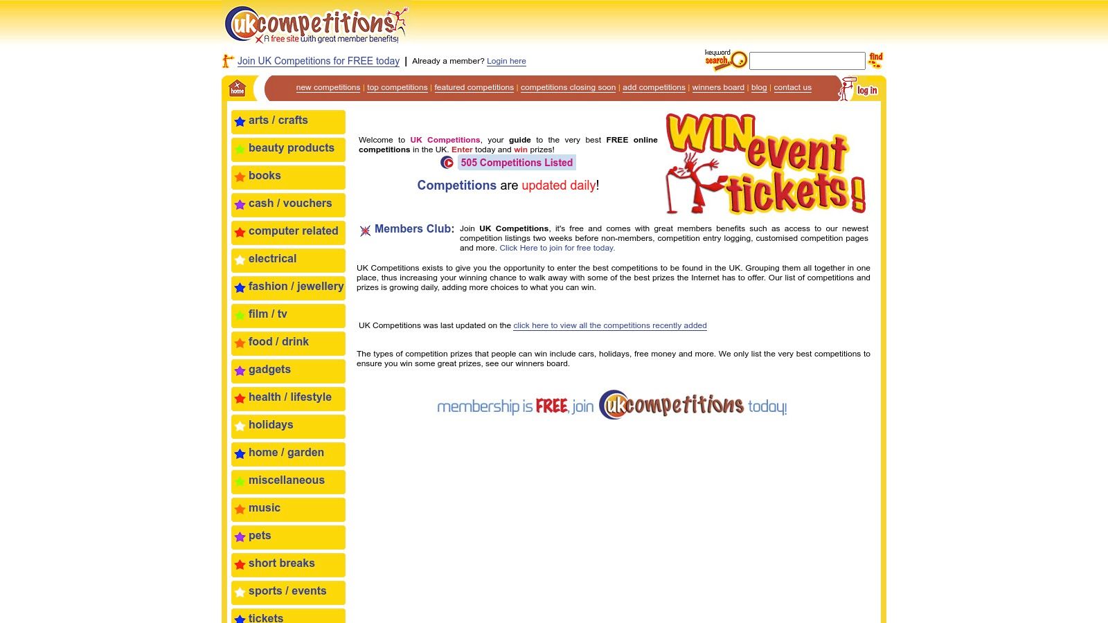 Top 7 Free Competitions to Enter in the UK: Your 2026 Guide - Lucky ...