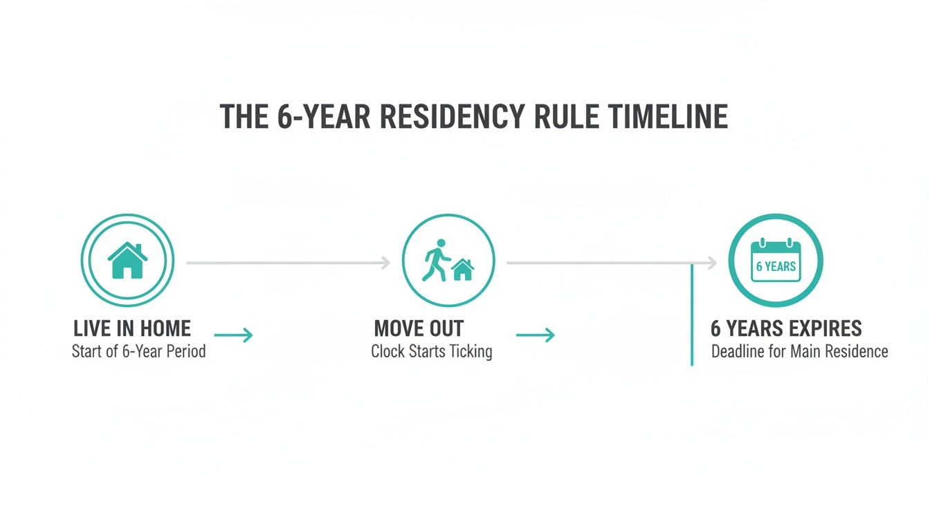 Understanding the Main Residence Exemption 6-Year Rule