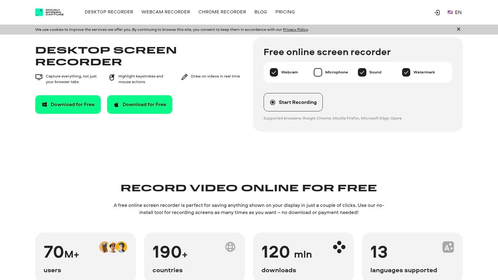 11 Best Free Screen Recorder No Download Tools for 2025 - Screendesk Blog