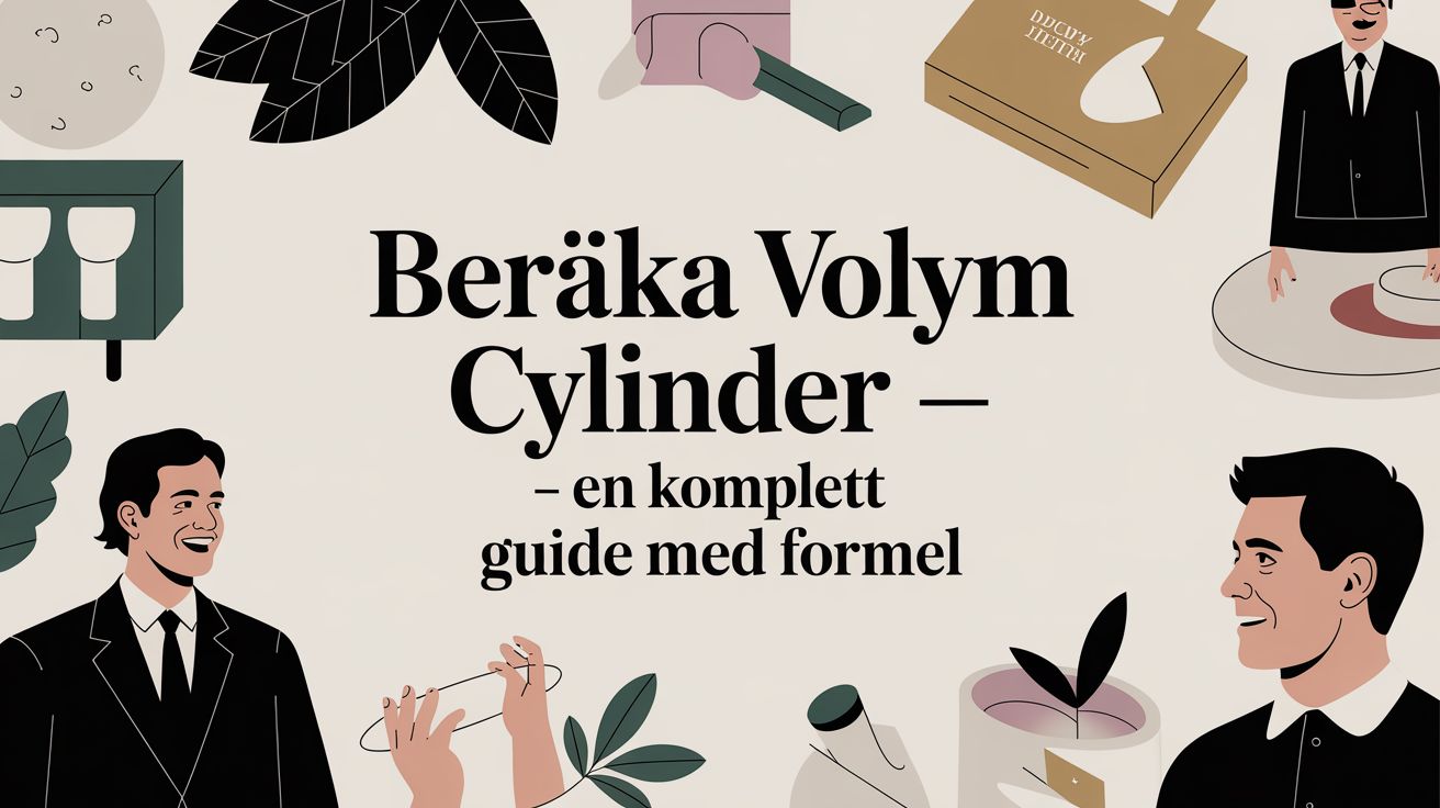 Beräkna volym cylinder – en komplett guide med formel | HP-spelet