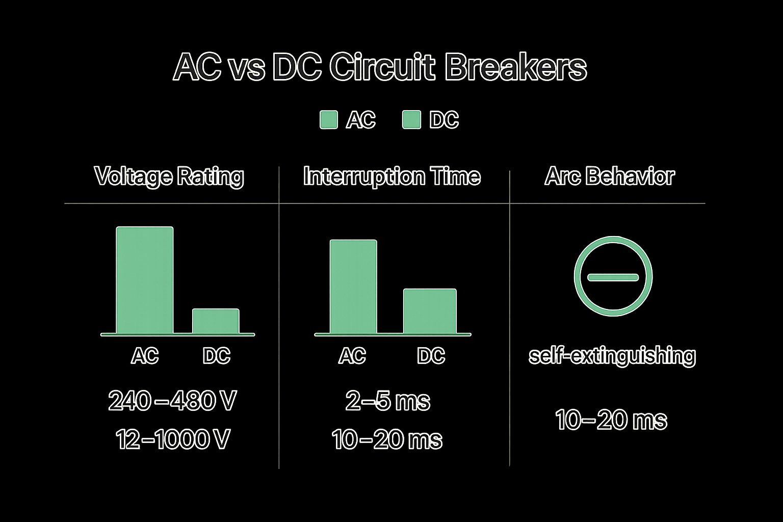 AC vs DC Breakers: 5 Critical Safety Differences