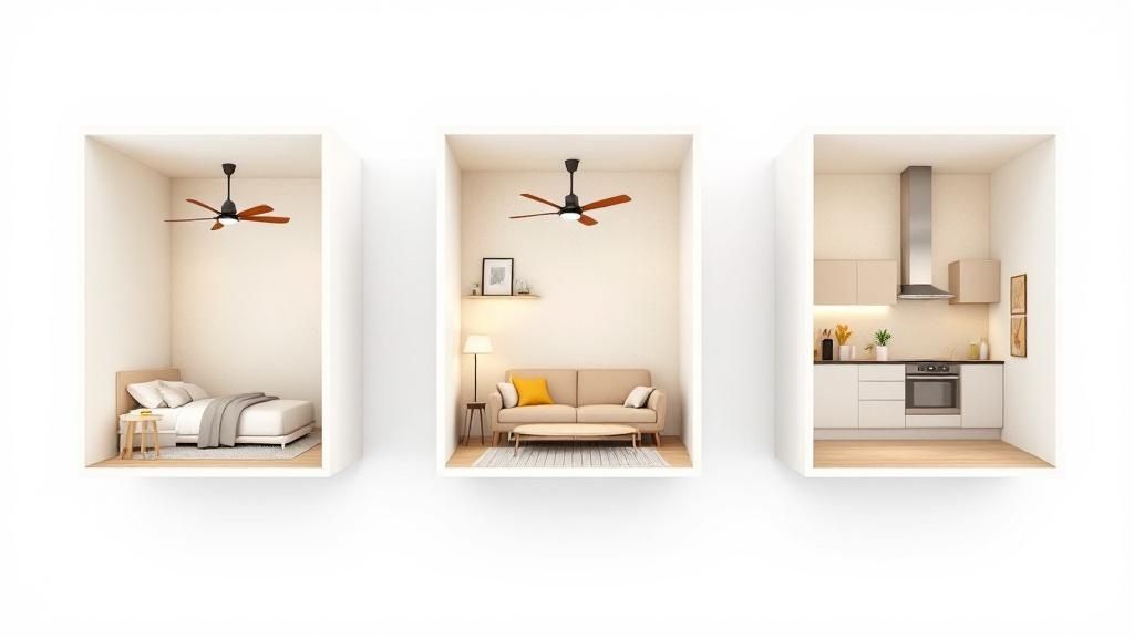 Choosing the Right Ceiling Fan Sizes in Australia (2026) | DLG Electrical