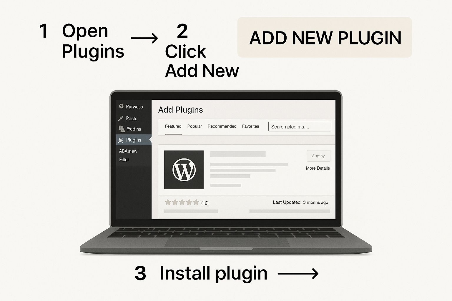 Cómo instalar un plugin de WordPress fácilmente: guía paso a paso - OneNine