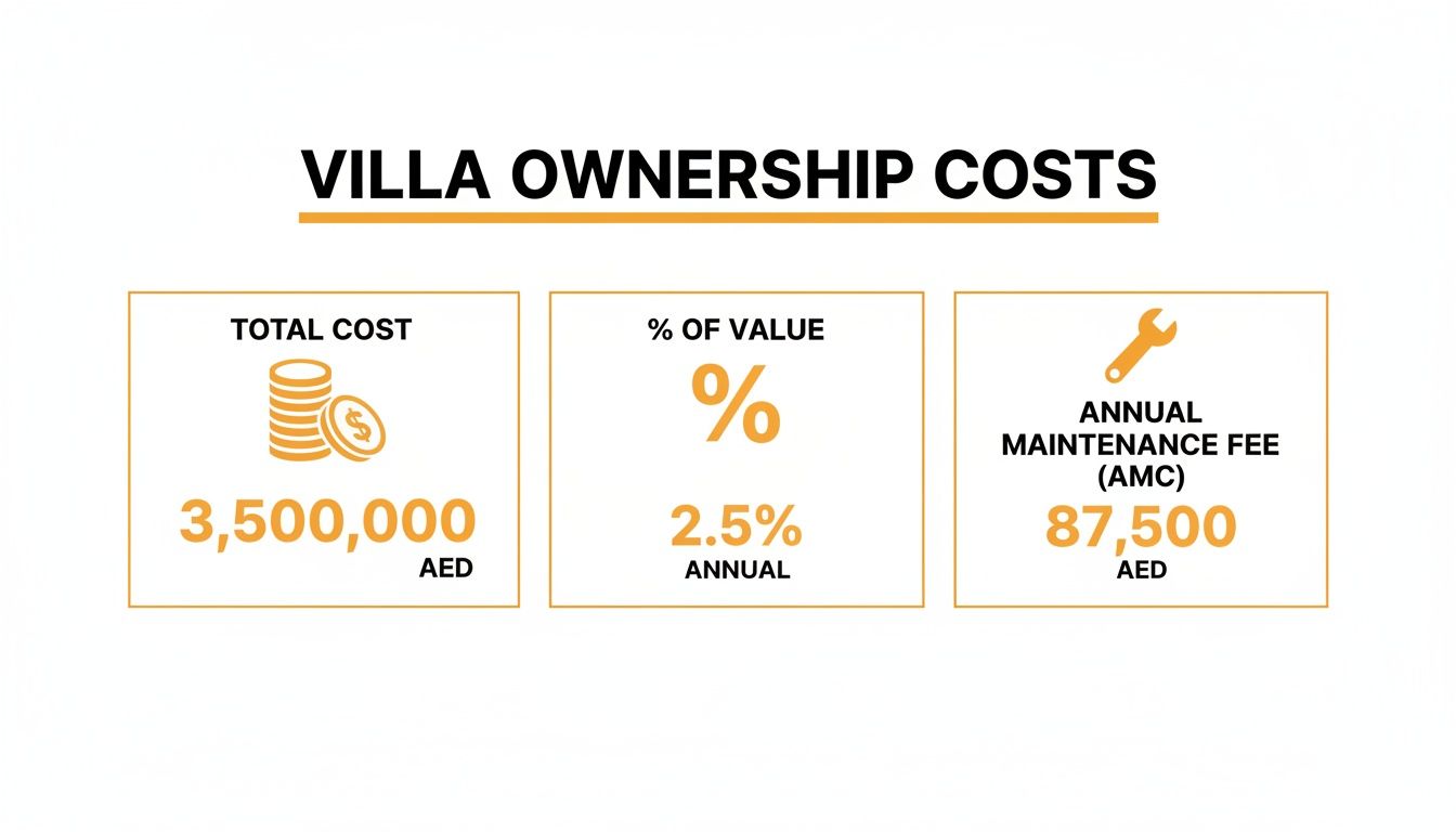 A Technical Guide: How Much Does It Cost to Maintain a Villa in Dubai?