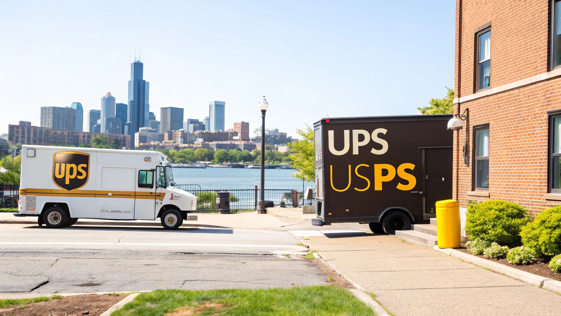 What Is The Difference Between UPS and USPS for Boston Businesses
